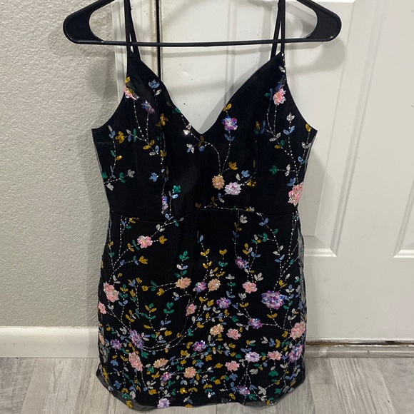 Lulus | Dresses | Lulus Black Sequin Mini Dress | Poshmark